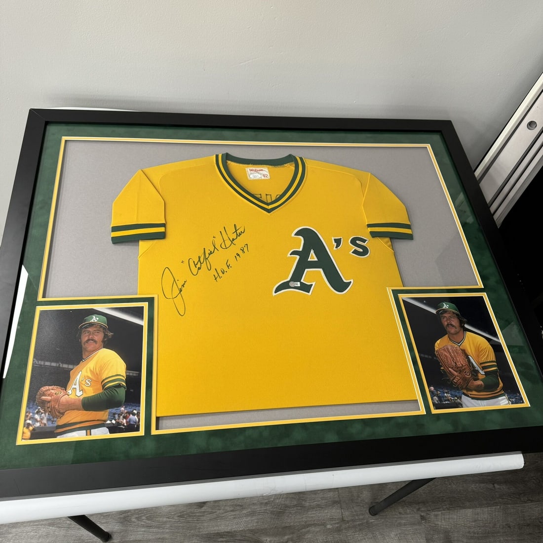 Jim Catfish Hunter Signed 1970s Oakland A's Jersey With Jsa Coa Auction