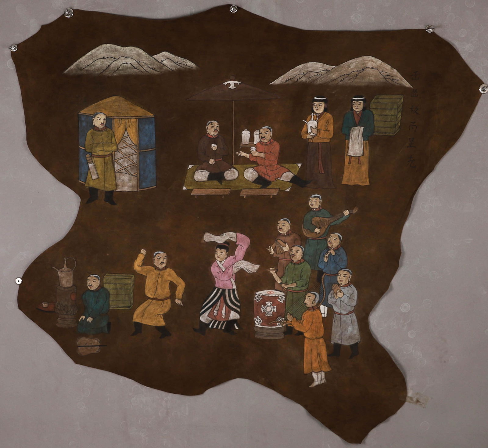 A Linen Cloth Painted Map Of The Khitan Ethnic Group - Oct 28, 2021 ...