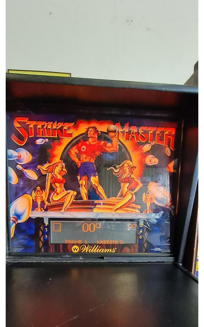 1991 Williams Strike Master Shuffle Alley Bowler Arcade