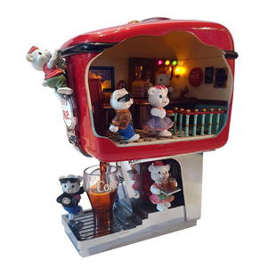 New Deluxe Coca Cola Patio Swing