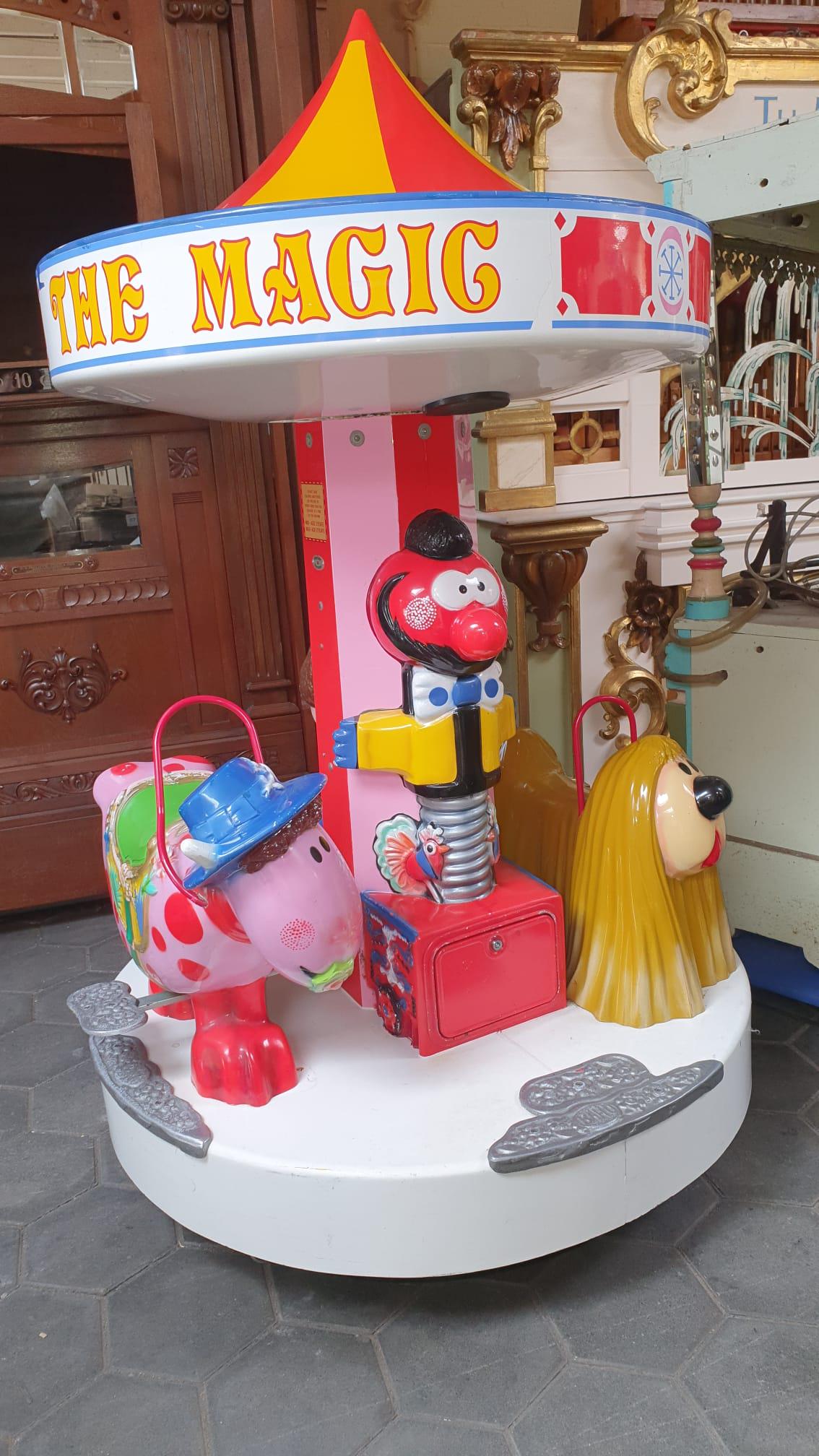 The Magic Roundabout Coin Op Kiddie Ride Ca. 1993