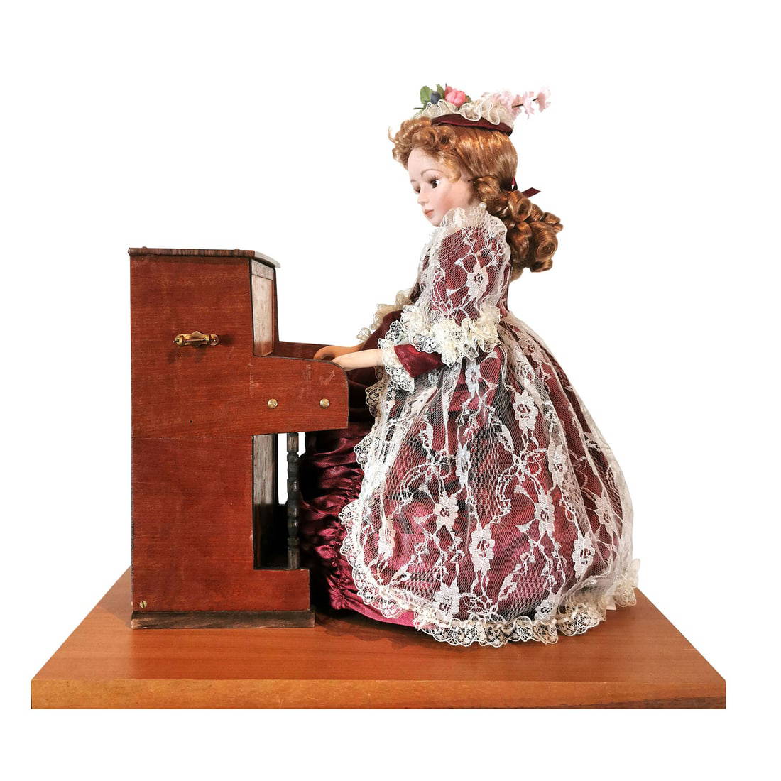 Victorian Lady Playing Piano Mechatronic Automaton Auction