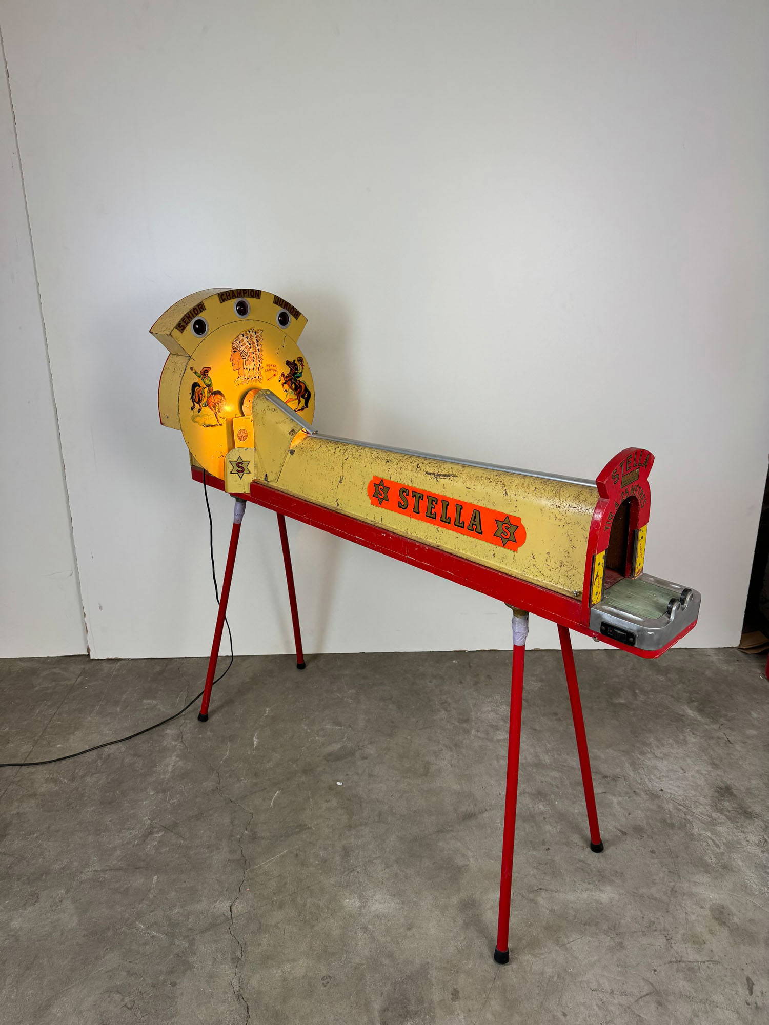French Stella 25 M Precision Shooting Arcade Game Machine Ca. 1950s Auction