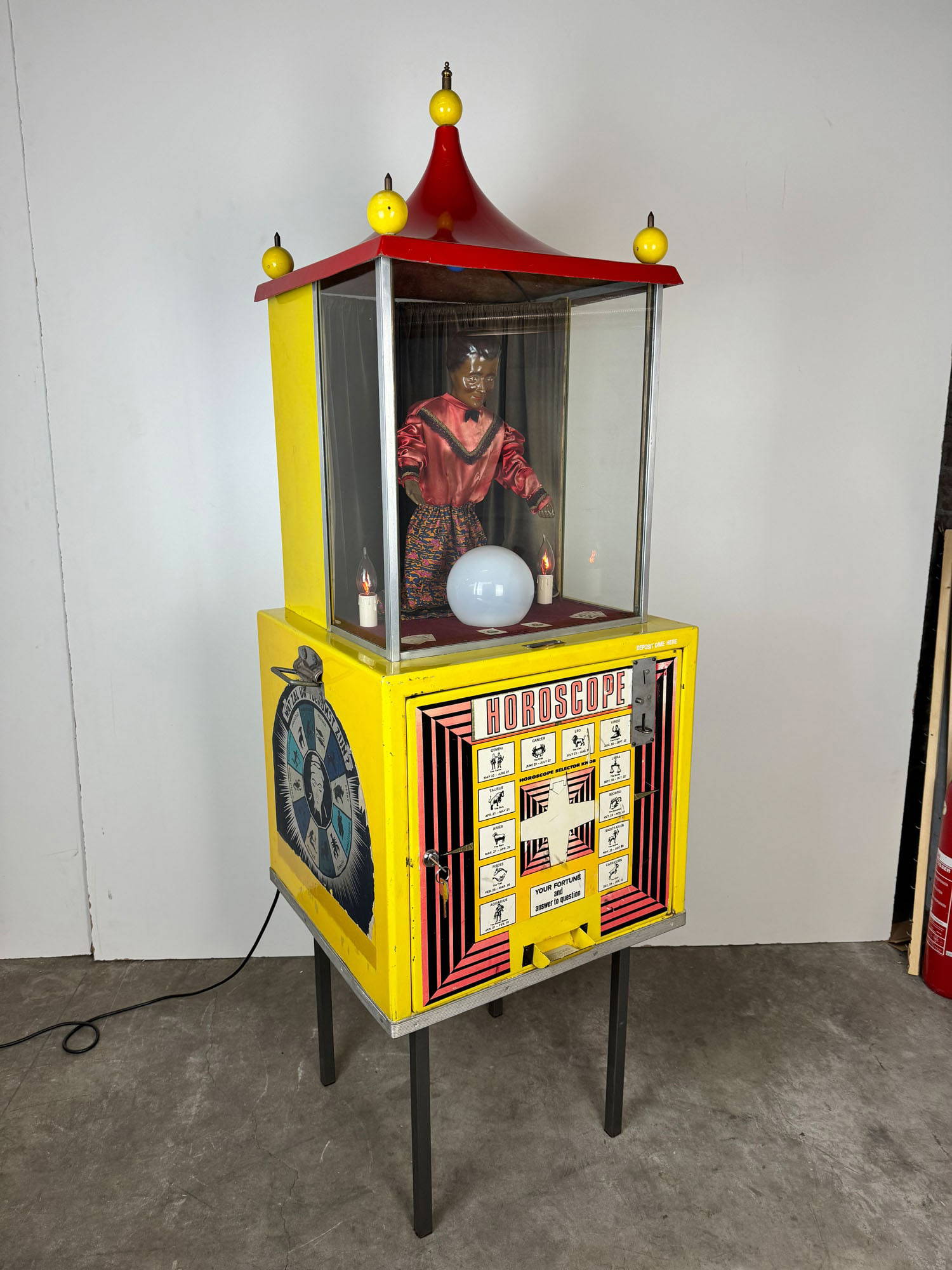 Dutch Fortune Teller Arcade Machine Based On Genco Gypsy Grandma Auction