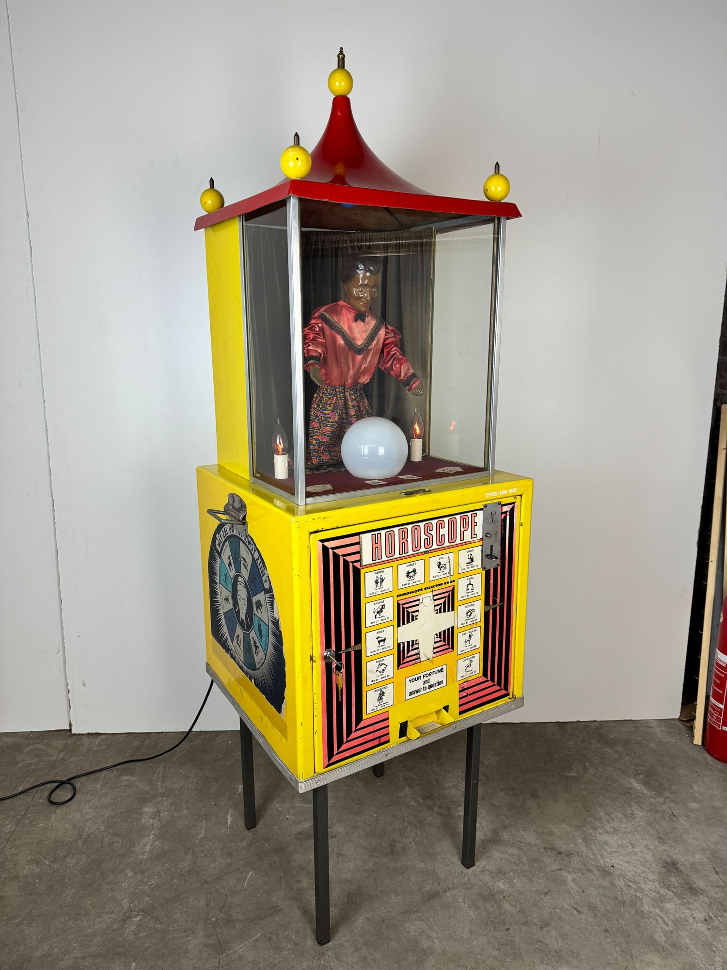 Dutch Fortune Teller Arcade Machine Based On Genco Gypsy Grandma Auction