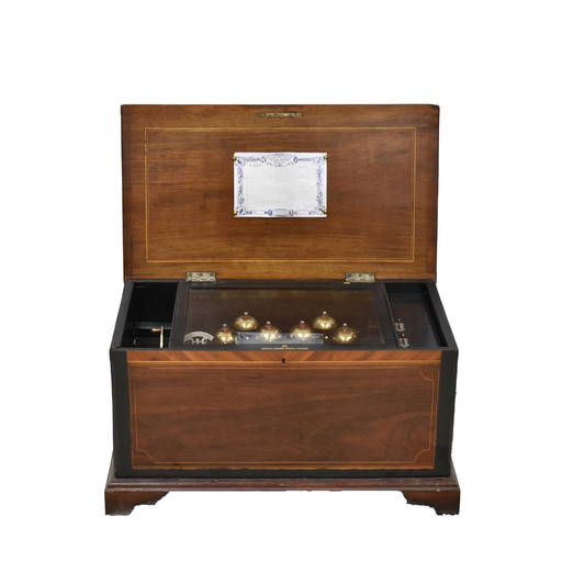 SWISS INLAID CYLINDRICAL MUSIC BOX & BELLS (#0001) on Jan 12, 2023 ...