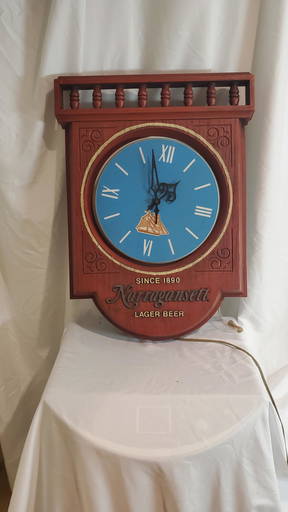 Vintage Rare Narragansett Lager Beer Clock