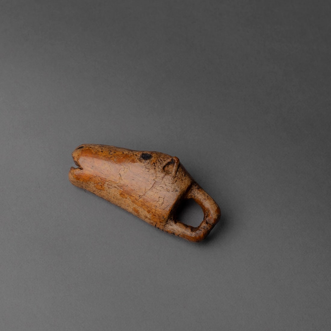 An Eskimo Prehistoric Caribou Head Amulet Auction