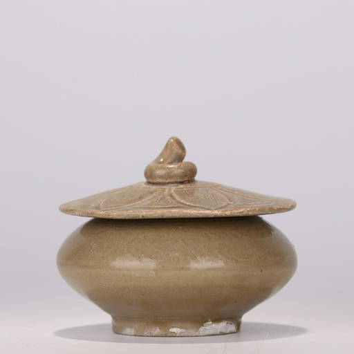 Yue Kiln Compressed Jar And Cover
