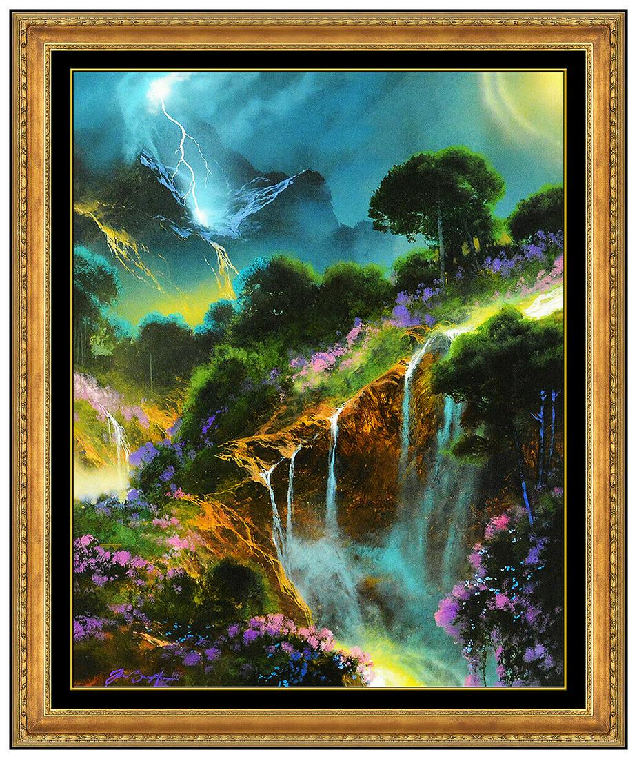 Dale Terbush Original Acrylic Painting On Board Signed Large Landscape ...