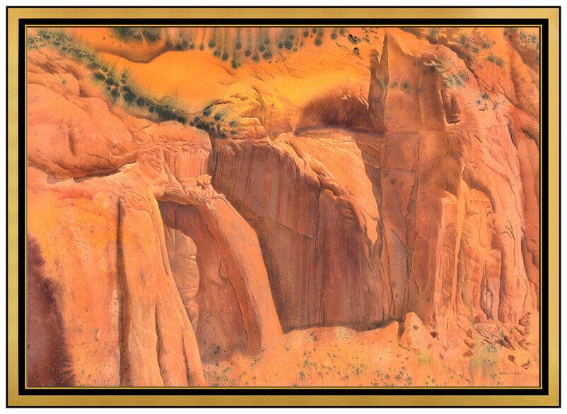 Merrill Mahaffey Large Original Acrylic Painting On Canvas Western ...