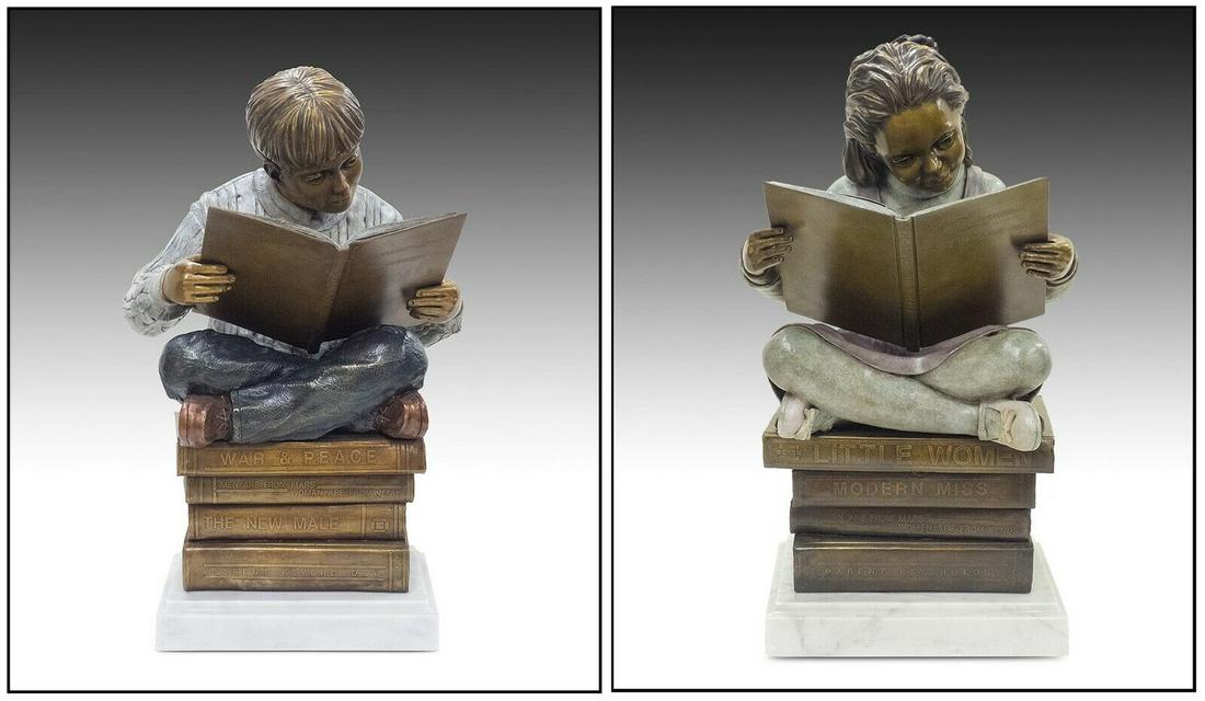 Howard Jason Innocence Lost Suite 2 Bronze Sculpture Signed Children ...