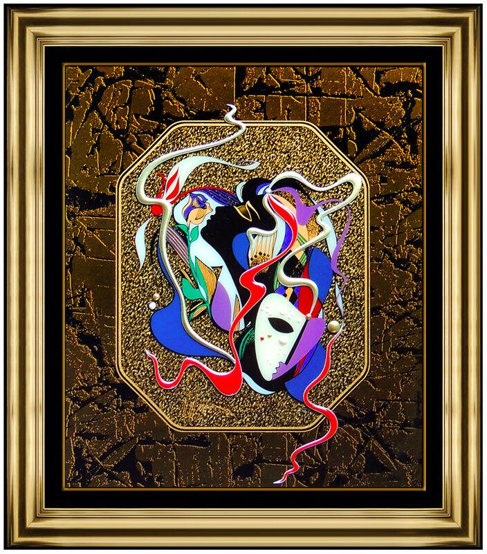 Martiros Manoukian Original Acrylic Painting On Board Signed Abstract ...