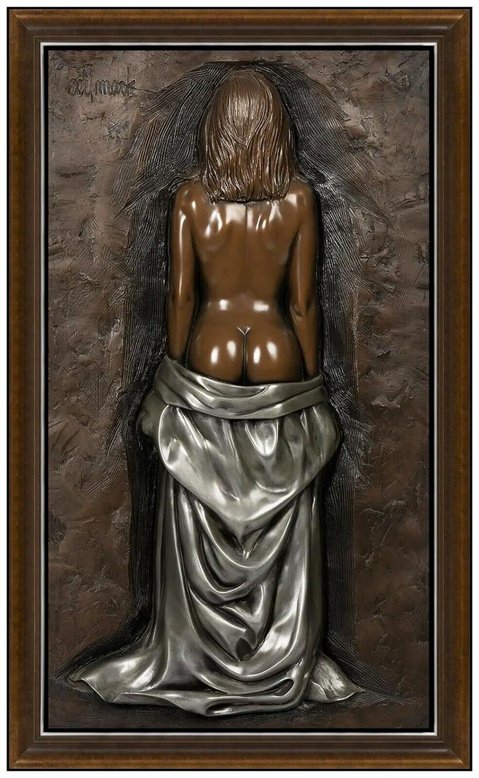 Bill Mack Brilliance Bonded Bronze Relief Sculpture Signed Large Framed ...