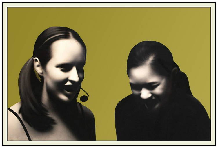 Heidi Mcfall Large Pastel Acrylc Painting Original Female Portrait ...