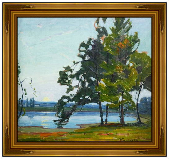William Greason Original Painting On Canvas Board Landscape Signed ...