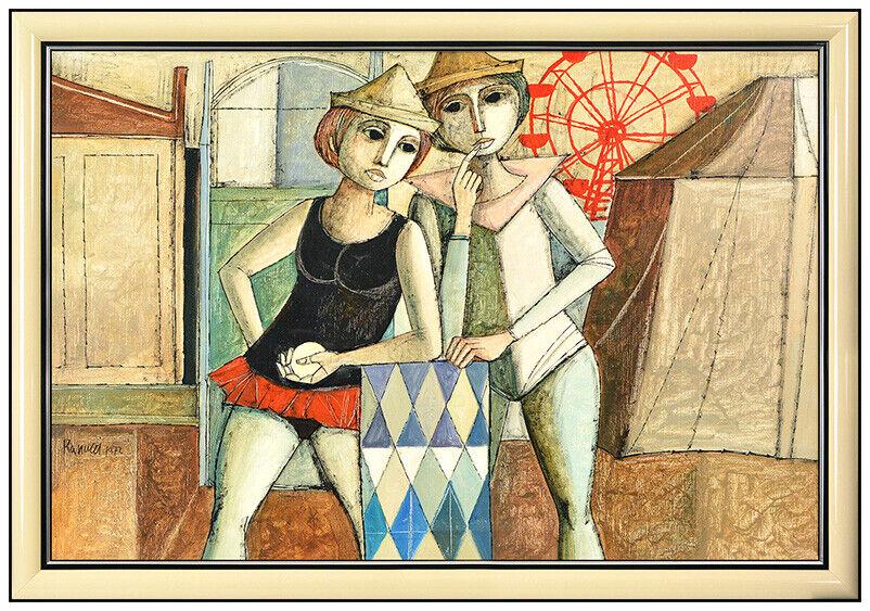 Lucio Ranucci Large Original Oil Painting On Canvas Portrait Signed ...