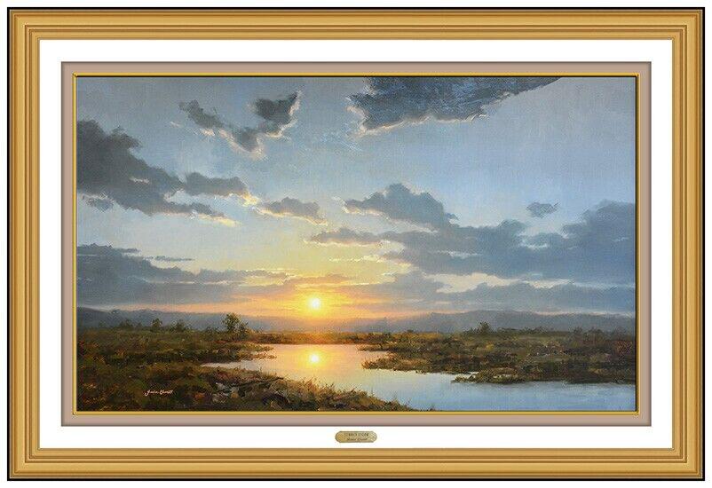 Jessica Garrett Lawrence Large Original Oil Painting On Board Signed ...