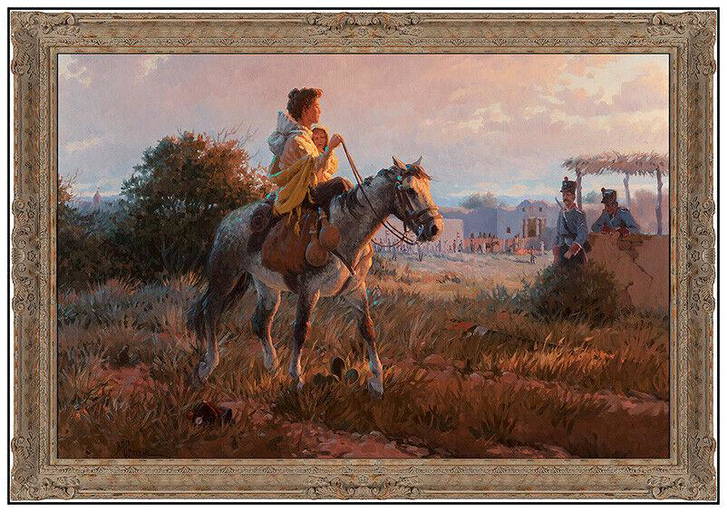 Bruce R. Greene Original Oil Painting On Canvas Western Landscape ...