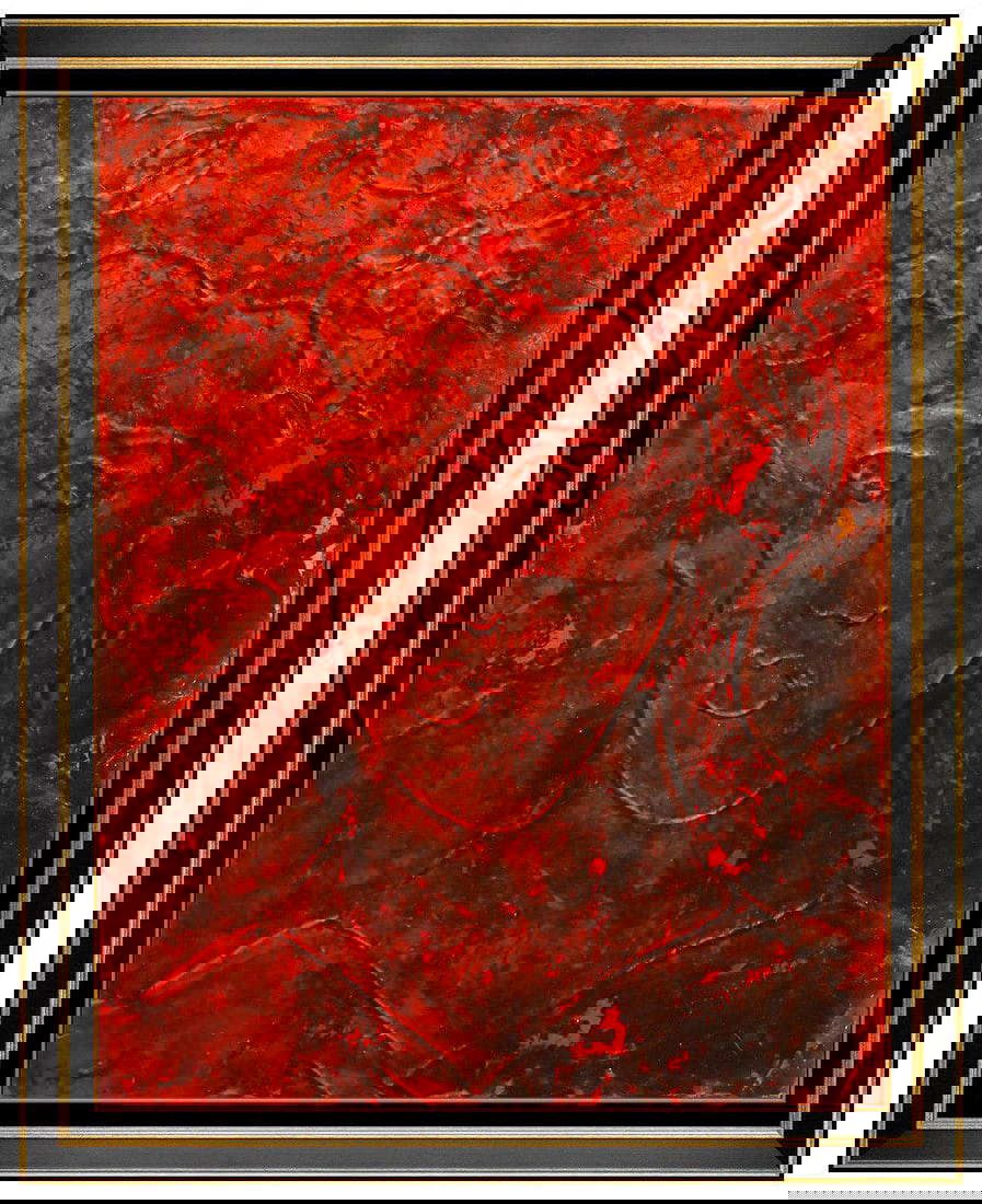 Richard Jolley Original Oil Lacquer Painting On Board Portrait Signed ...