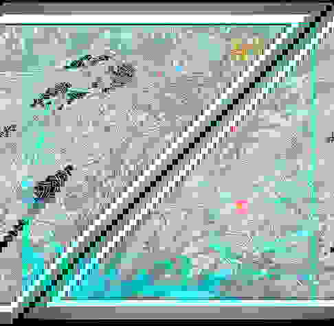 Jiang Tie Feng Little White Flowers Color Serigraph Chinese Female ...