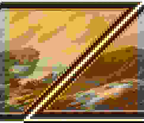 Buy Thomas Locker Original Oil Painting On Board Signed Water Landscape ...