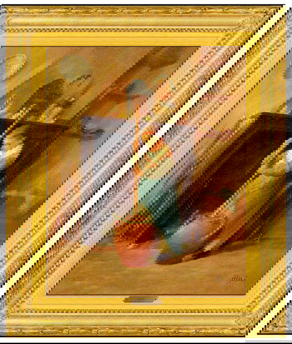 Jean Pierre Haag Original Oil Painting On Board Signed Child Portrait ...