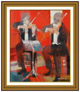 Ramon Rice Original Child Portrait Oil Painting On Board Framed Signed ...