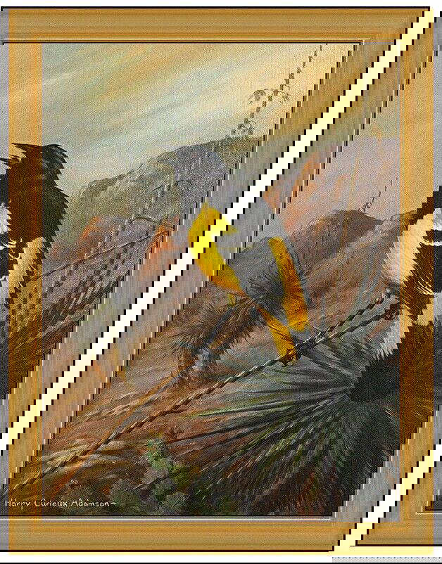 Harry Curieux Adamson Original Bird Oil Painting On Canvas Board Signed ...