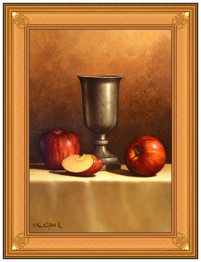 Buy Loran Speck Original Oil Painting On Board Framed Signed Still Life ...