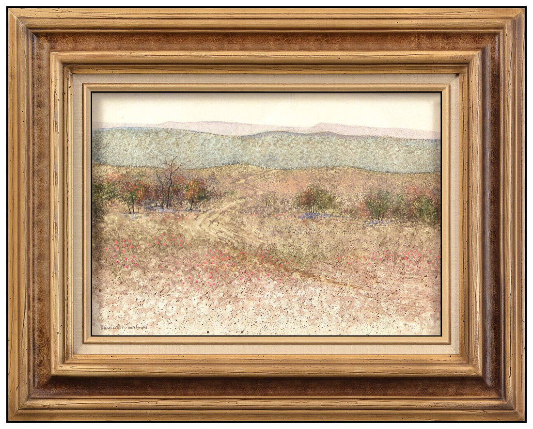 David Brownlow Original Landscape Oil Painting On Board Signed Framed ...