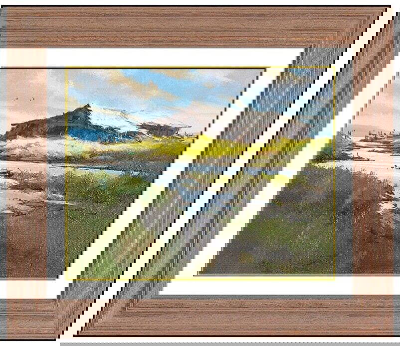 Harold Lyon Original Oil Painting On Board Landscape Landscape Signed ...