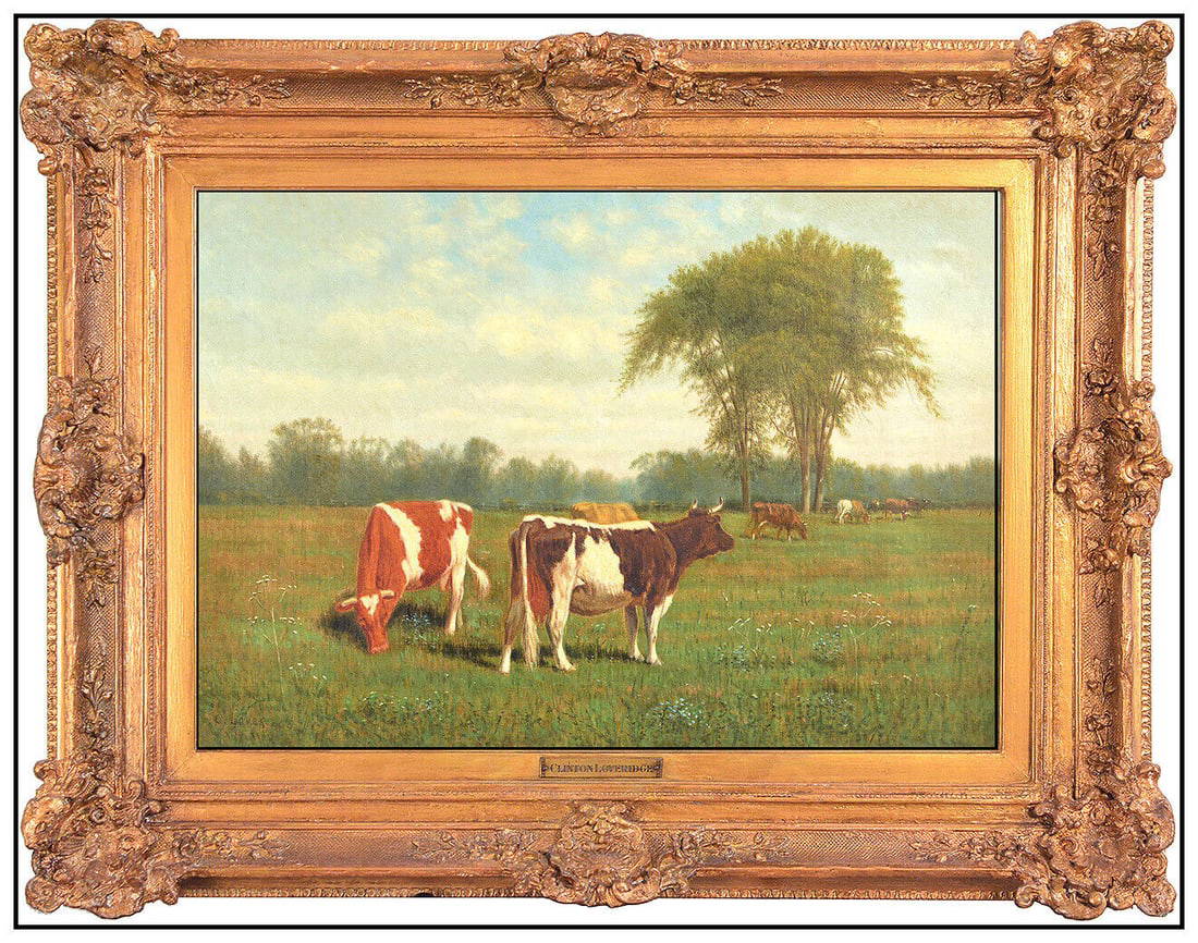 Clinton Loveridge Original Oil Painting On Canvas Landscape Framed ...