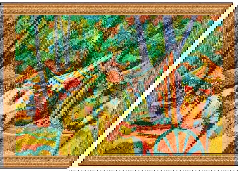 Donald Purdy Original Oil Painting On Board Large Landscape Signed ...