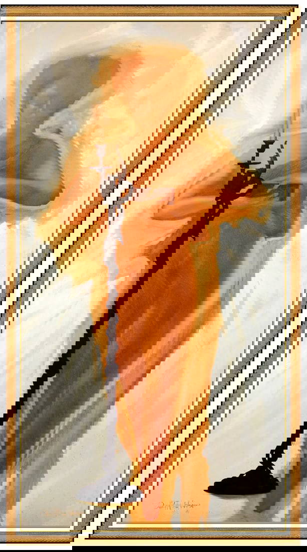 David Richey Johnsen Large Original Oil Painting On Canvas Signed ...