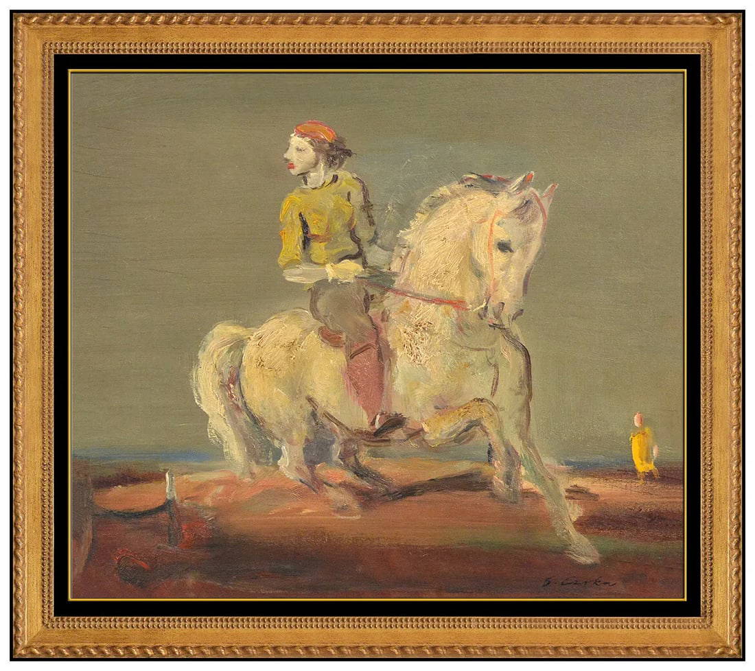 Stephen Csoka Original Oil Painting On Board Signed Horse Portrait ...