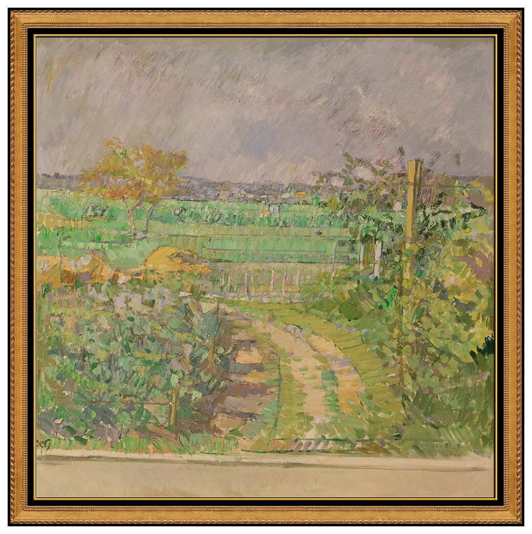 Sir Roger De Grey Original Oil Painting Large Landscape Canvas Signed ...