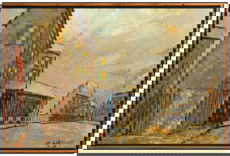 Ron Williams O/c Landscape Painting Auction