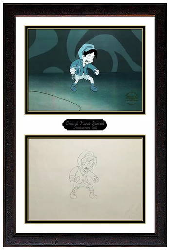 Filmation Studios Rare Hand Painted Pinocchio Animation Artwork