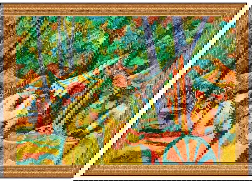 Donald Purdy Original Oil Painting On Board Large Landscape Signed ...