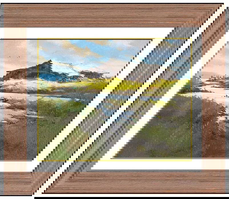 Harold Lyon Original Oil Painting On Board Landscape Landscape Signed ...