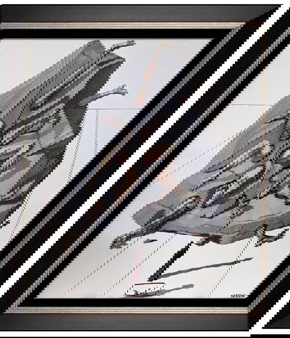 Salvador Dali The Simonists Divine Comedy Glazed Ceramic Signed Surreal ...