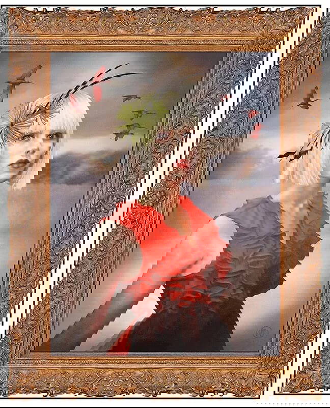 Melissa Forman Original Female Portrait Oil Painting Signed Framed On ...