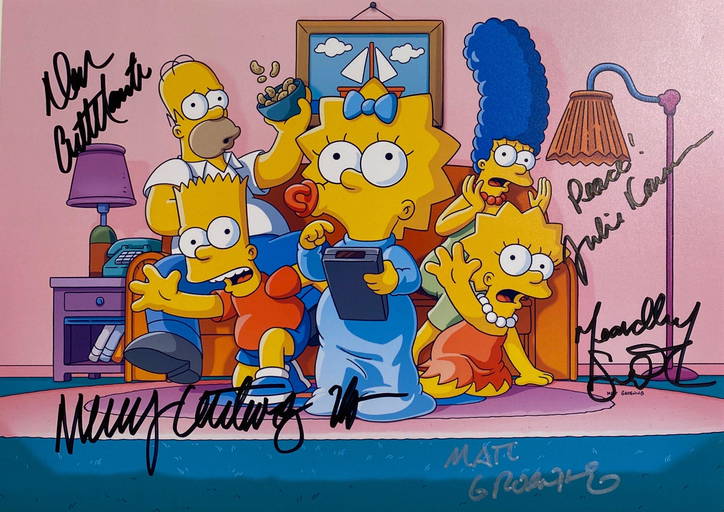 Autograph Signed Simpsons Matt Groening Photo