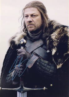 Sean Bean Autograph Signed Game Of Thrones Poster