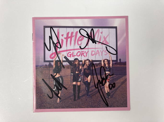 Autograph Signed Little Mix Glory Days Cd Booklet