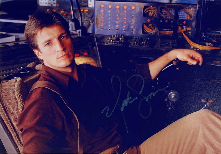Autograph Signed Firefly Nathan Fillion Photo - Jul 24, 2021 | Posters ...