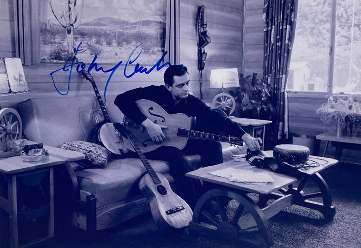 Autograph Signed Johnny Cash Photo - Jul 24, 2021 | Posters N Props in ...