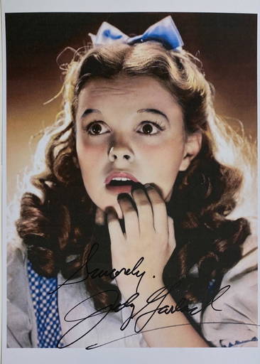 Autograph Signed Judy Garland Photo - Jul 24, 2021 | Posters N Props in ...