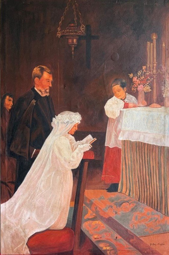 Pablo Picasso (after) First Communion 1896